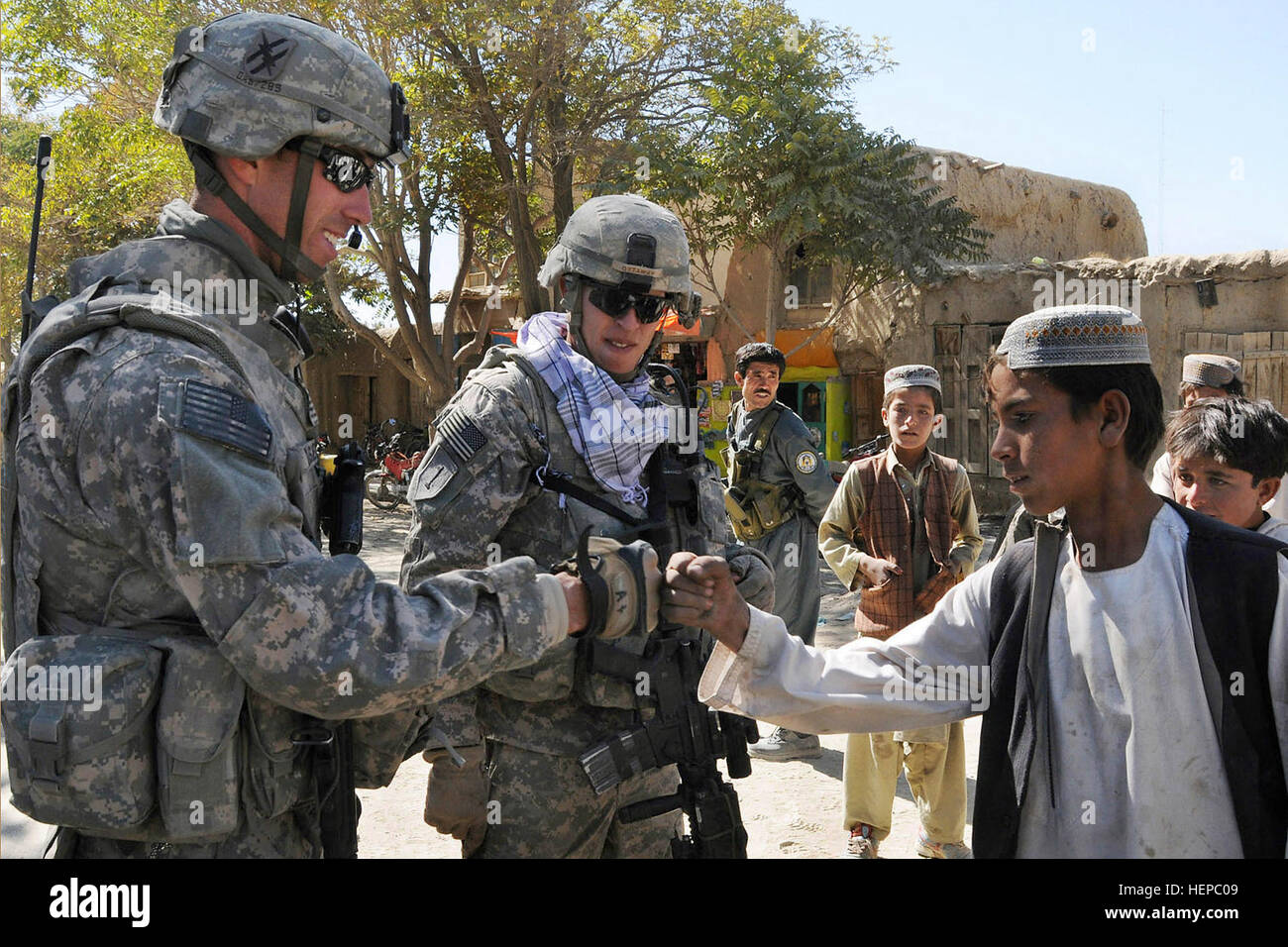 U.S. Army 1st Lt. Russell Dasher from Guyton, Ga., security force ...