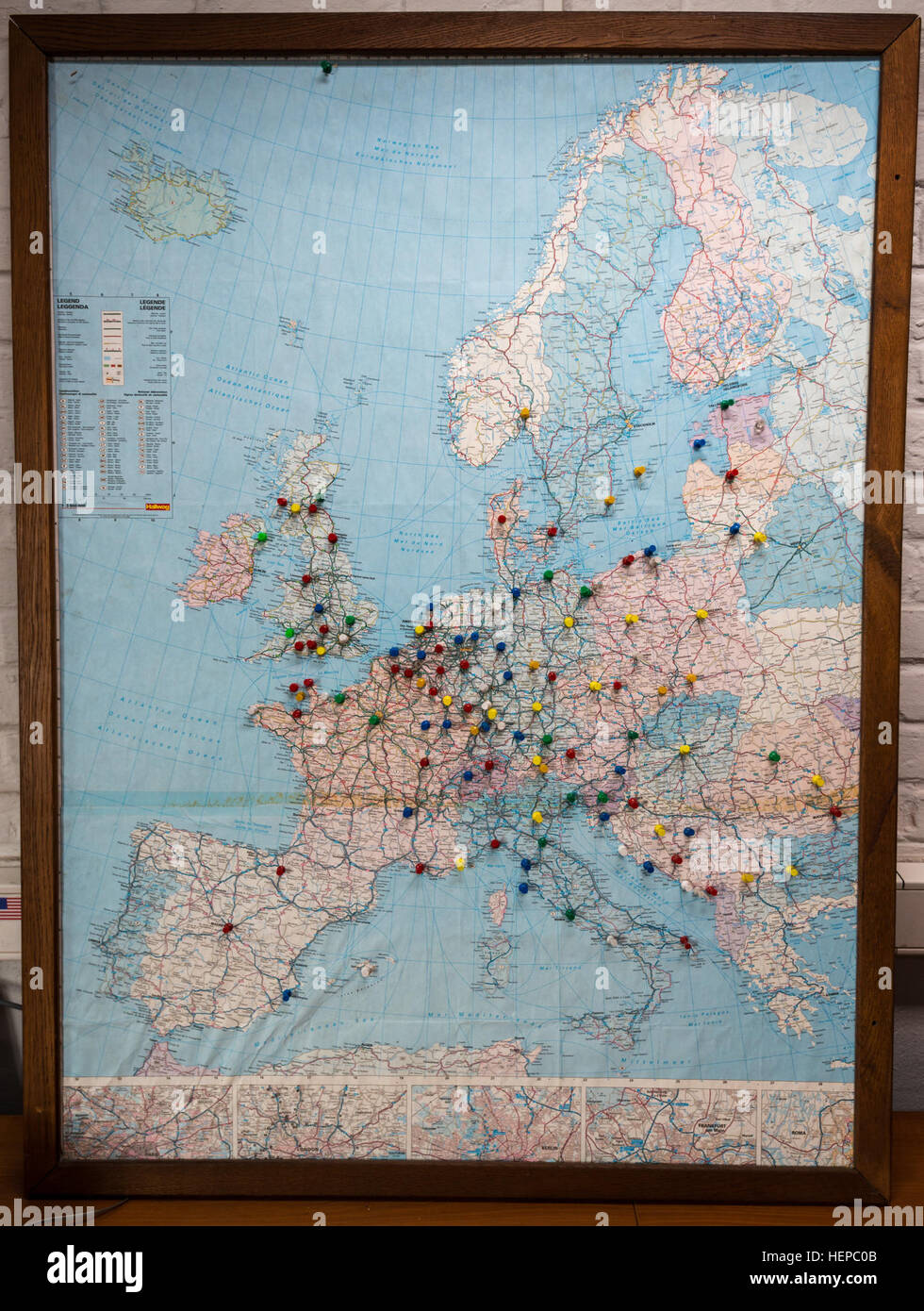 This map displayed in the Supreme Headquarters Allied Powers Europe ...