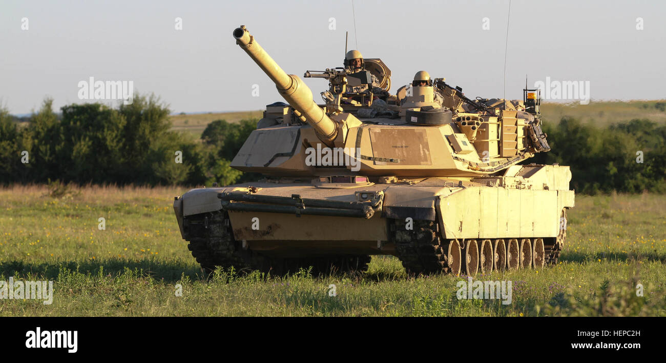 Company and battalion leaders serving as an M1A2 Abrams main battle ...