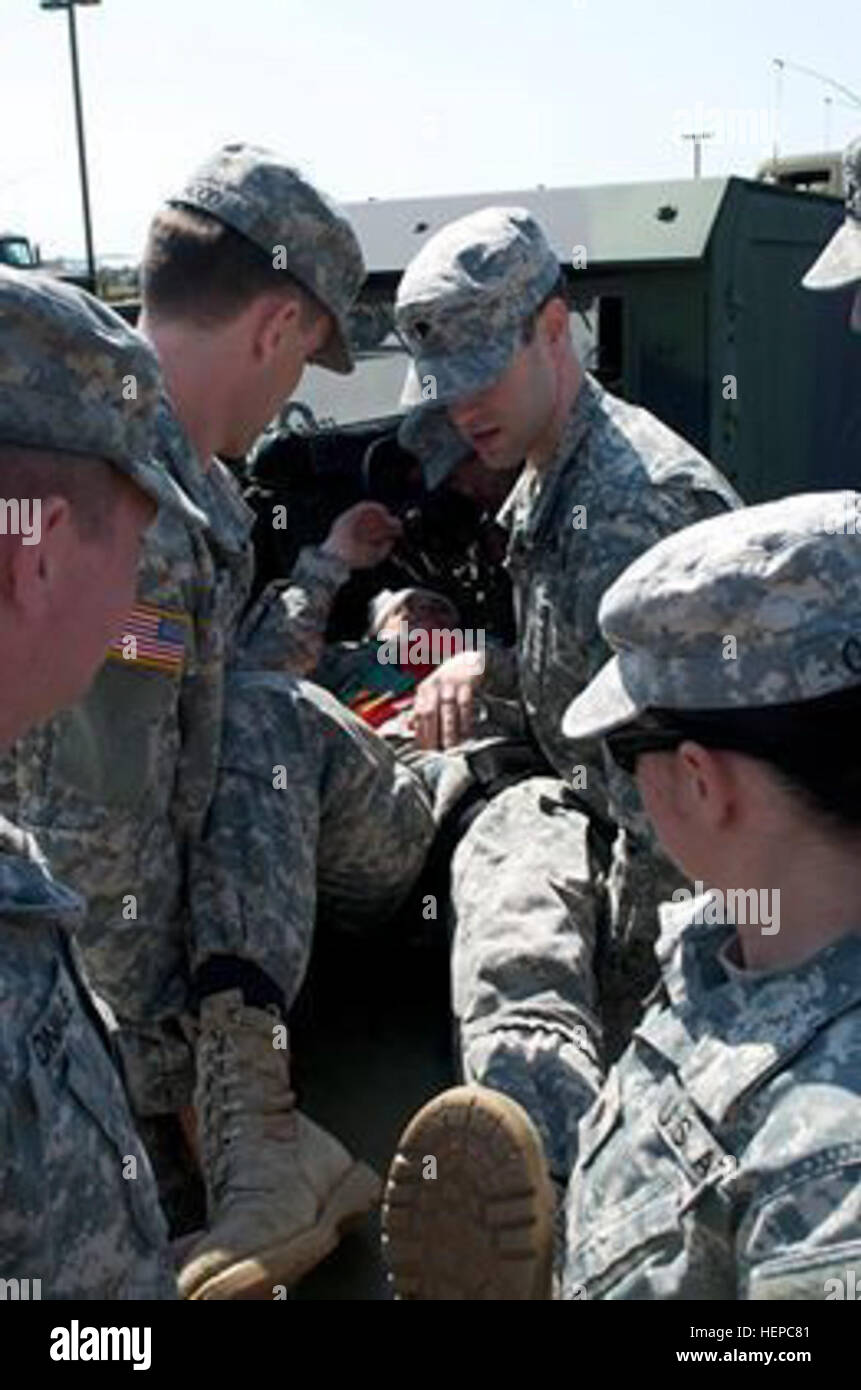 Army Reserve medics from the 396th Combat Support Hospital, 807th ...