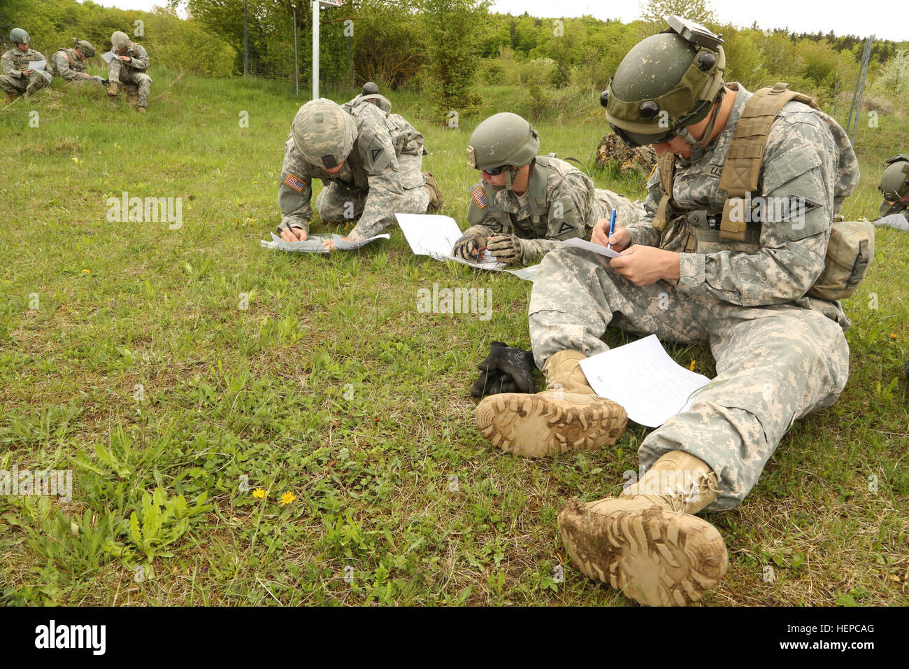 U.S. Soldiers of Alpha Company, 1st Battalion, 4th Infantry Regiment ...
