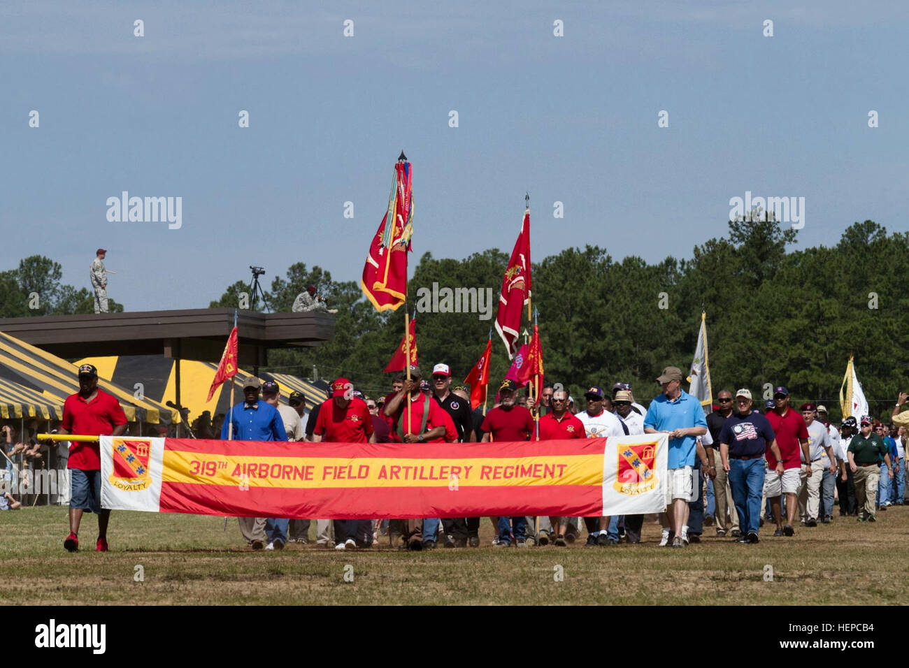 Army veterans of the 319th Airborne Field Artillery Regiment, 82nd ...