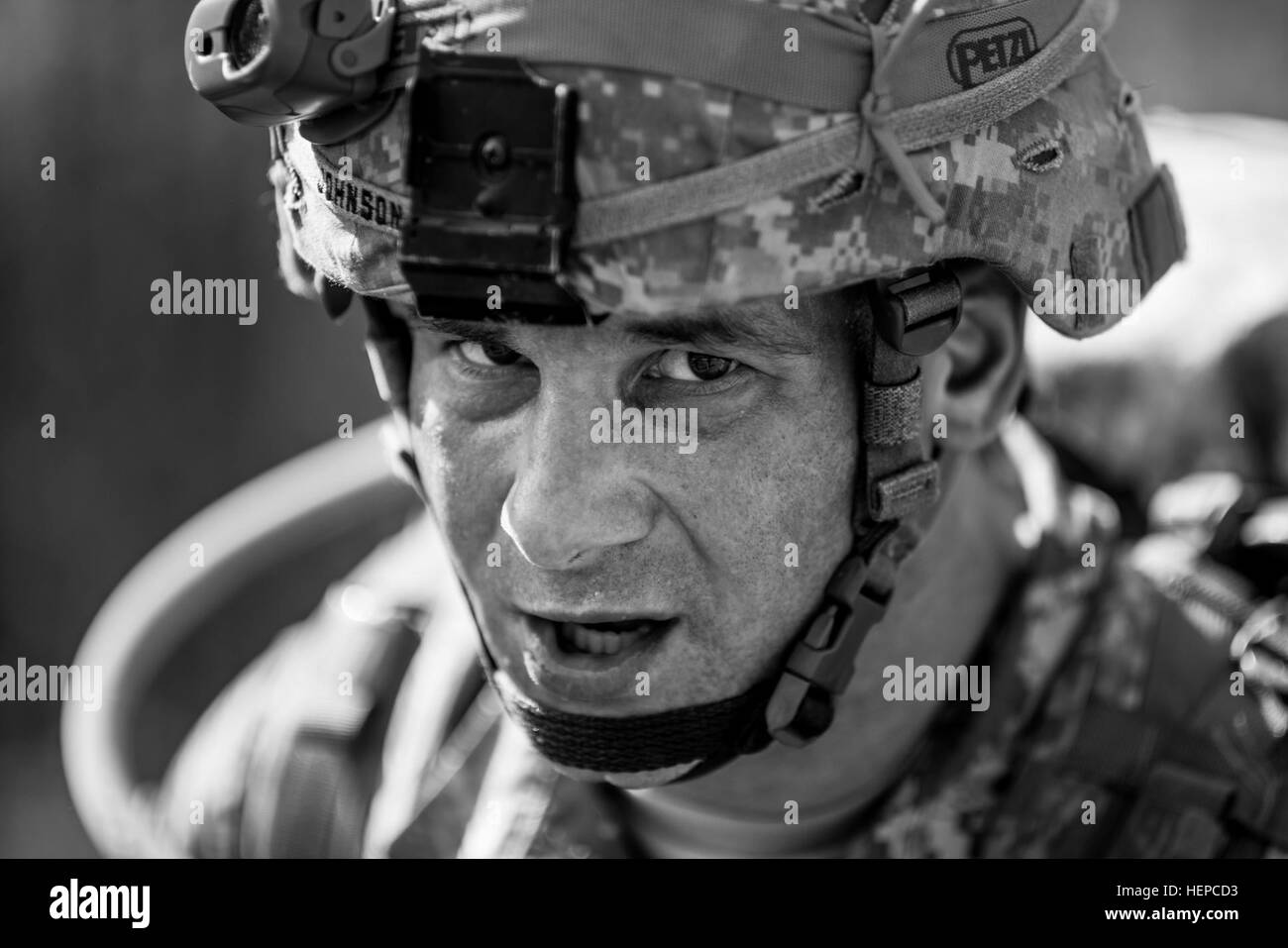 Sgt. 1st Class Keith Johnson, from Manchaster, N.H., with the 1st ...