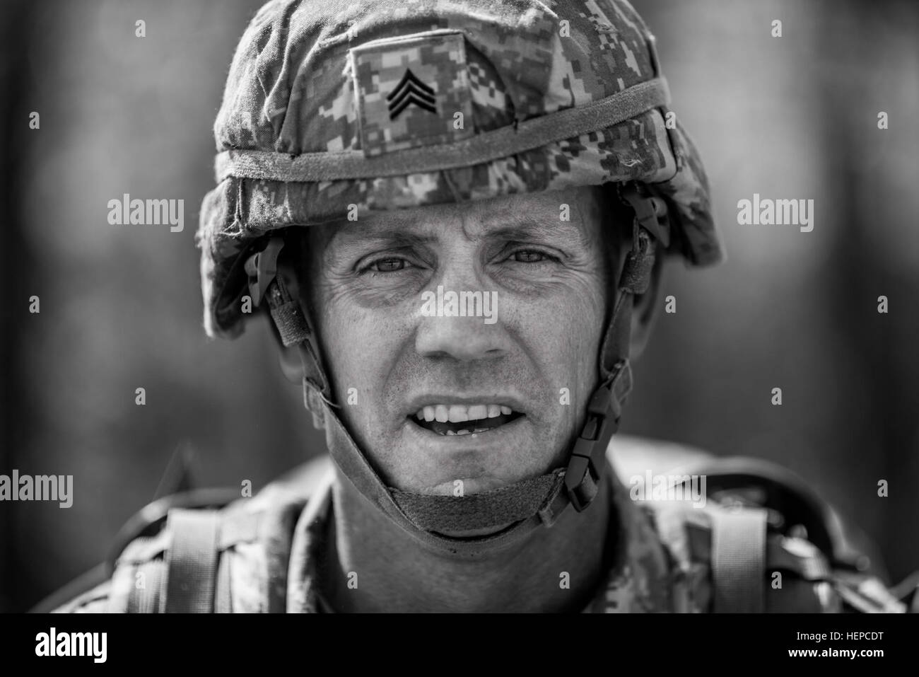 Sgt. Dee McMurdo, from Bellevue, Idaho, with the 11th Battalion ...