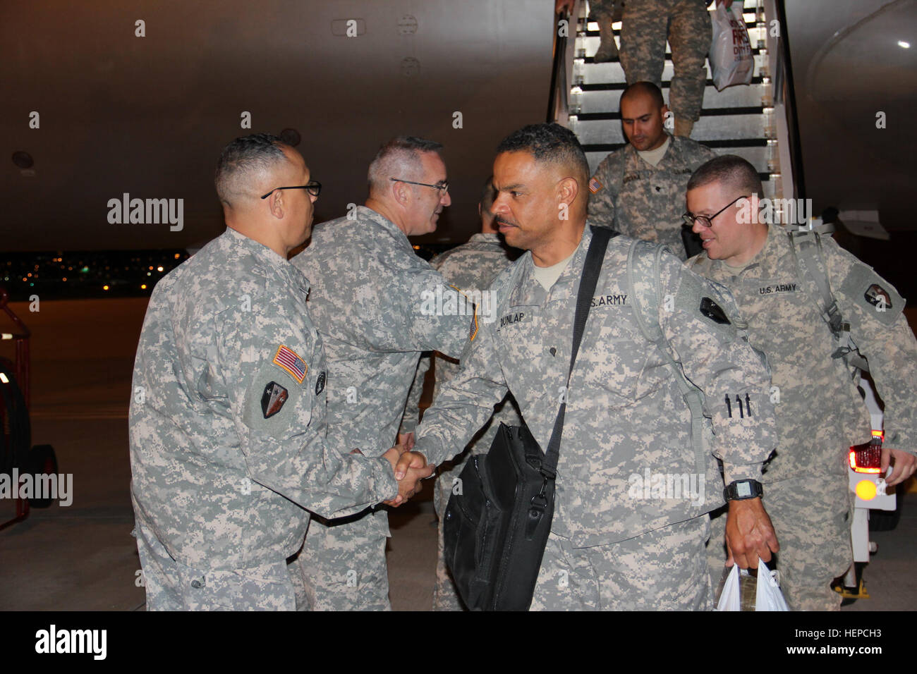 Soldiers assigned to 1st Battalion, 114th Infantry Regiment, New Jersey ...