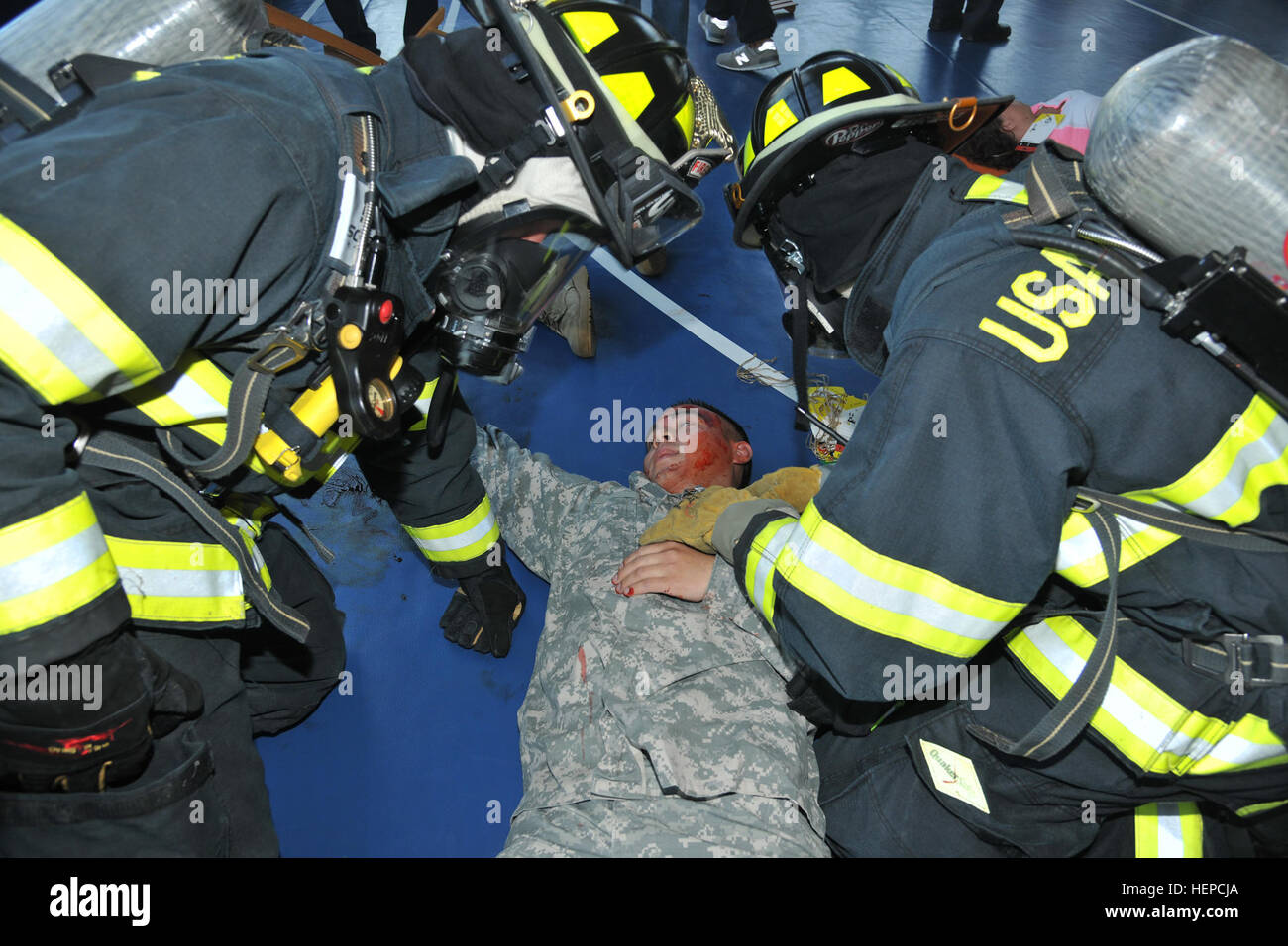 At the Lion Response exercise, the Vicenza Military Community conducted ...