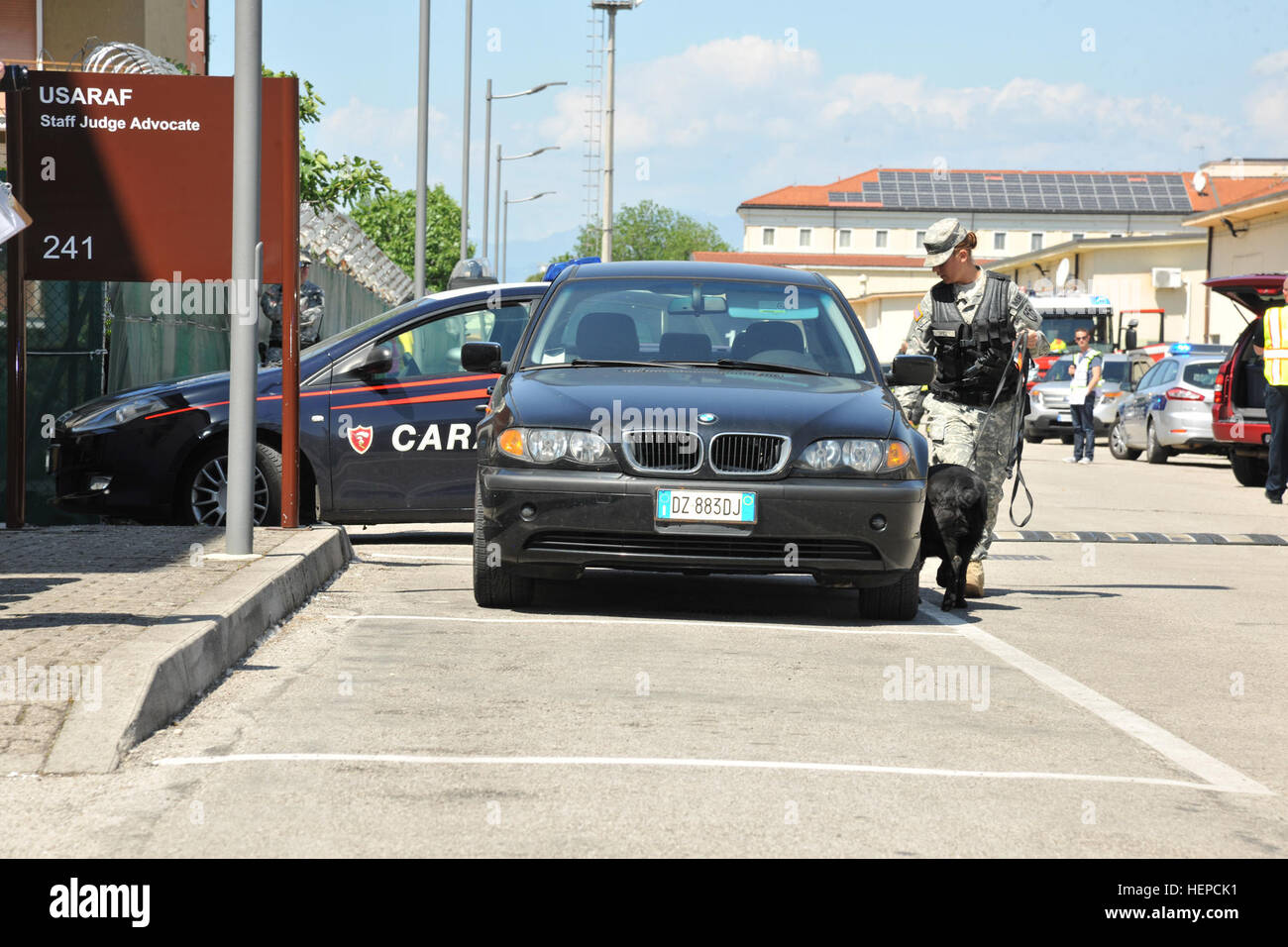 At the Lion Response exercise, the Vicenza Military Community conducted ...