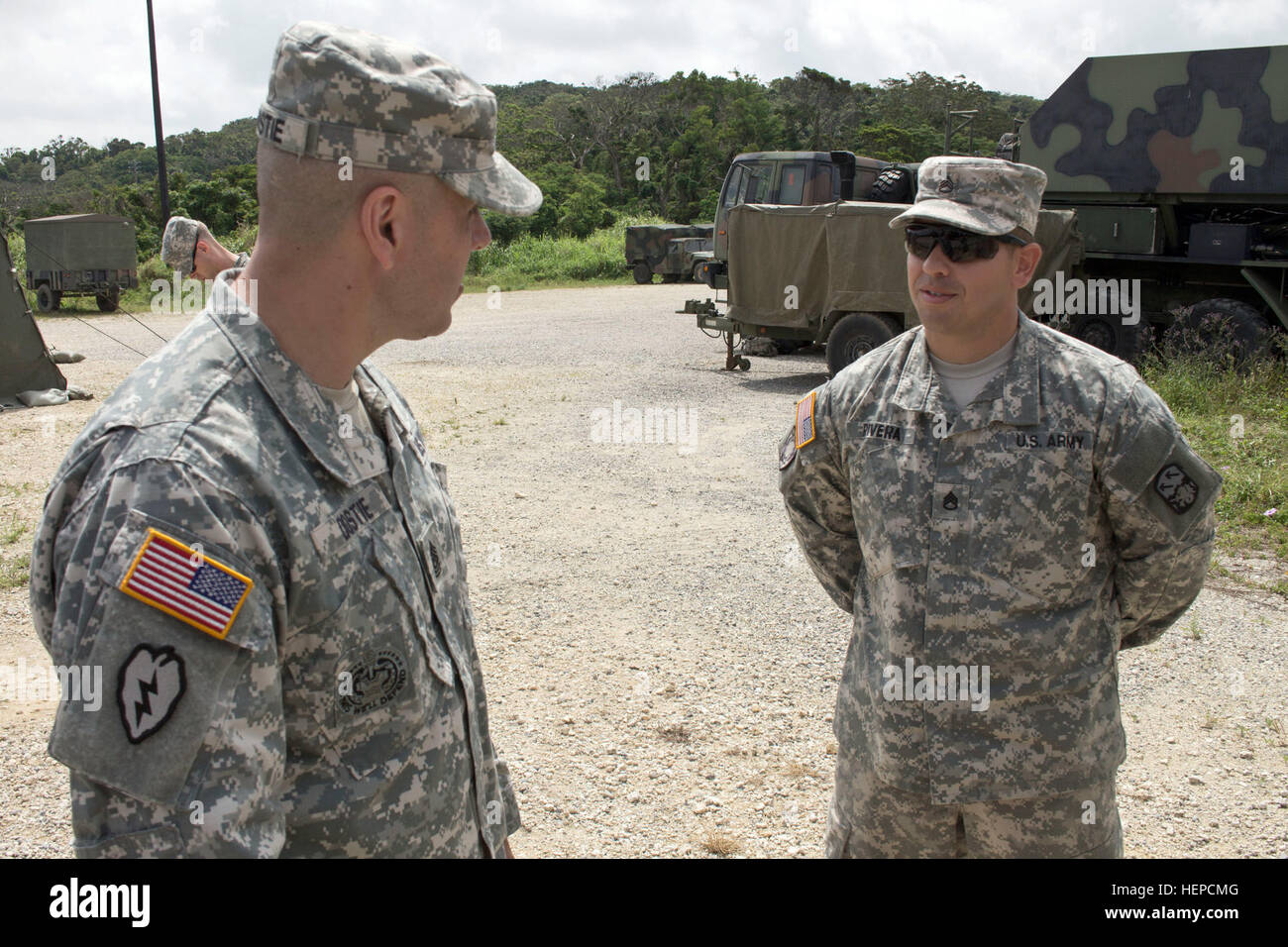 Soldiers from 1st Battalion, 1st Air Defense Artillery Regiment, U.S ...
