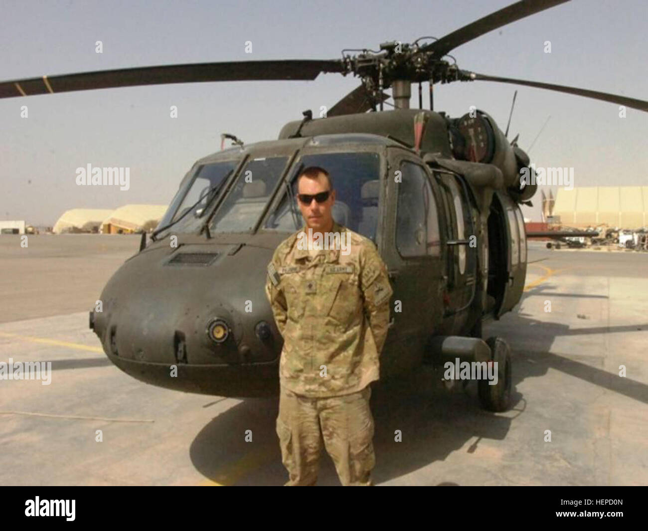 U.S. Army Spc. Juha Paljarvi, an aircraft electrician assigned to B ...