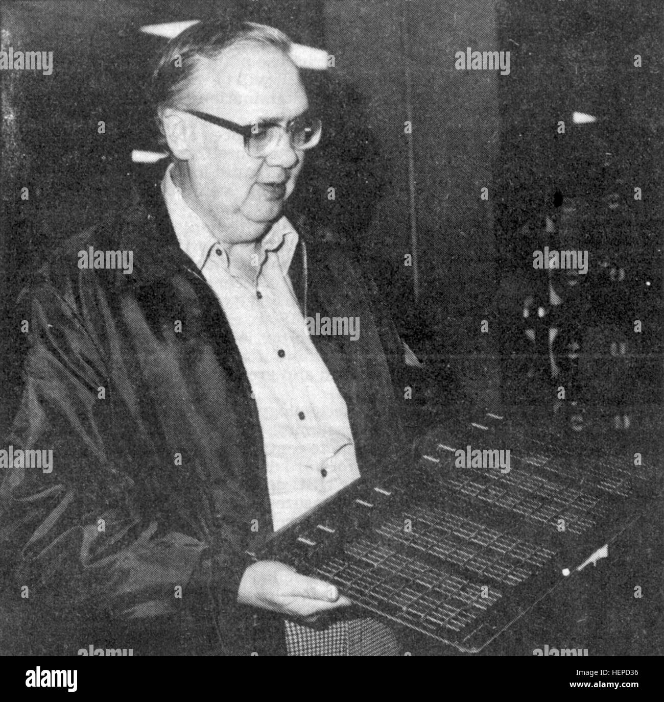 Clint Frank with Denelcor HEP H-1000 Stock Photo - Alamy