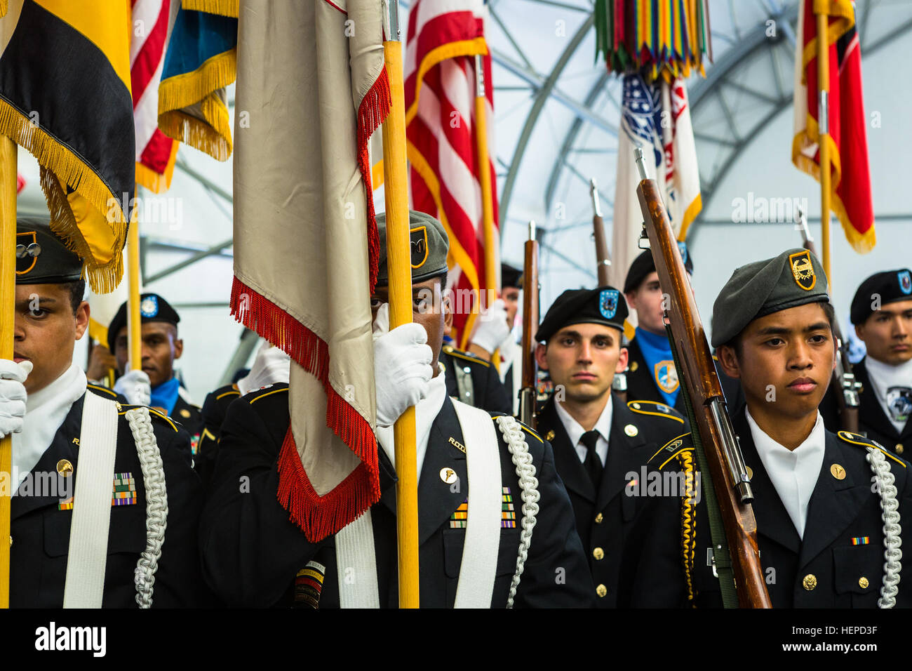 U s marines color guard stand hi-res stock photography and images - Alamy