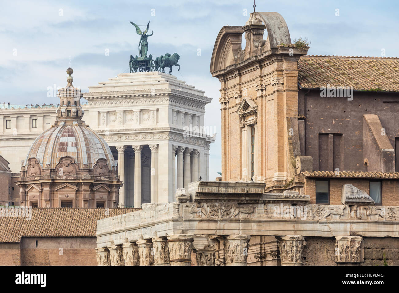 Ruins of the Roman Forum in Rome, Italy Stock Photo - Alamy