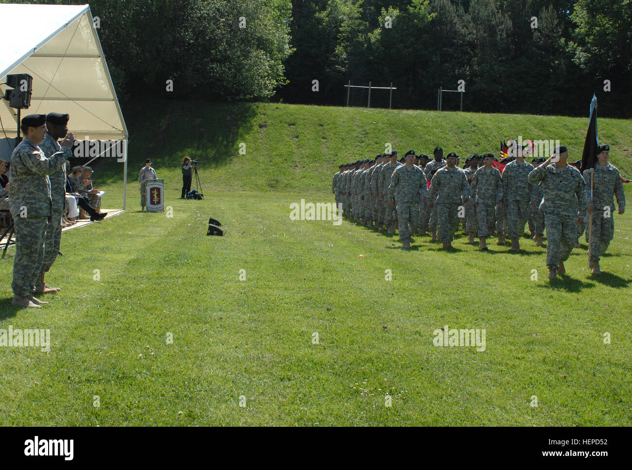 The 421st Medical Battalion (Multifunctional), commanded by Lt. Col Roy. Vernon followed suit by ...