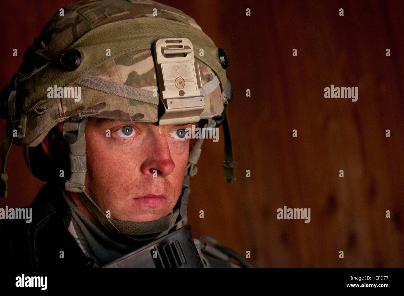 Spc. Kye Baker, a Pottsboro, Texas, native and military policeman with ...