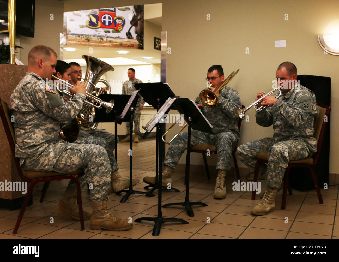 Paratroopers from the 82nd Airborne Division’s All American Band ...