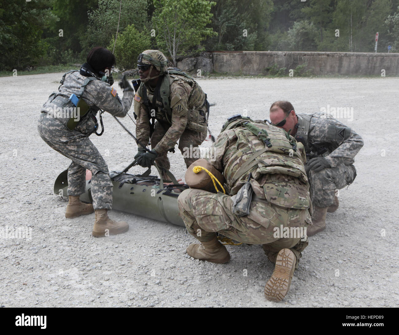 U.S. Soldiers assigned to Joint Multinational Readiness Center (JMRC ...