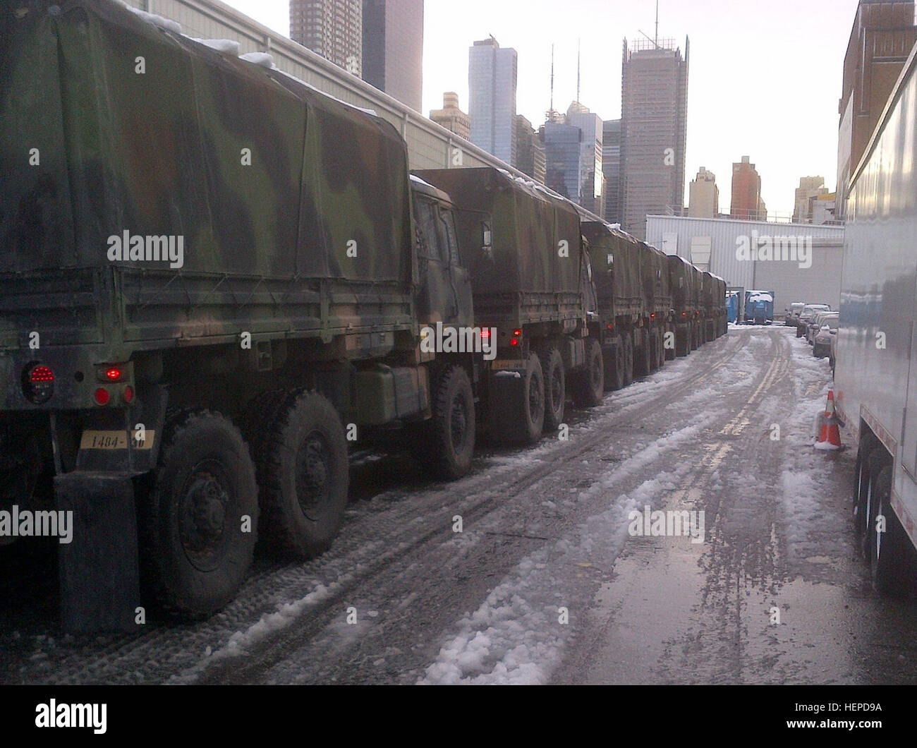 Ohio Army National Guard Light Medium Tactical Vehicles, assigned to ...