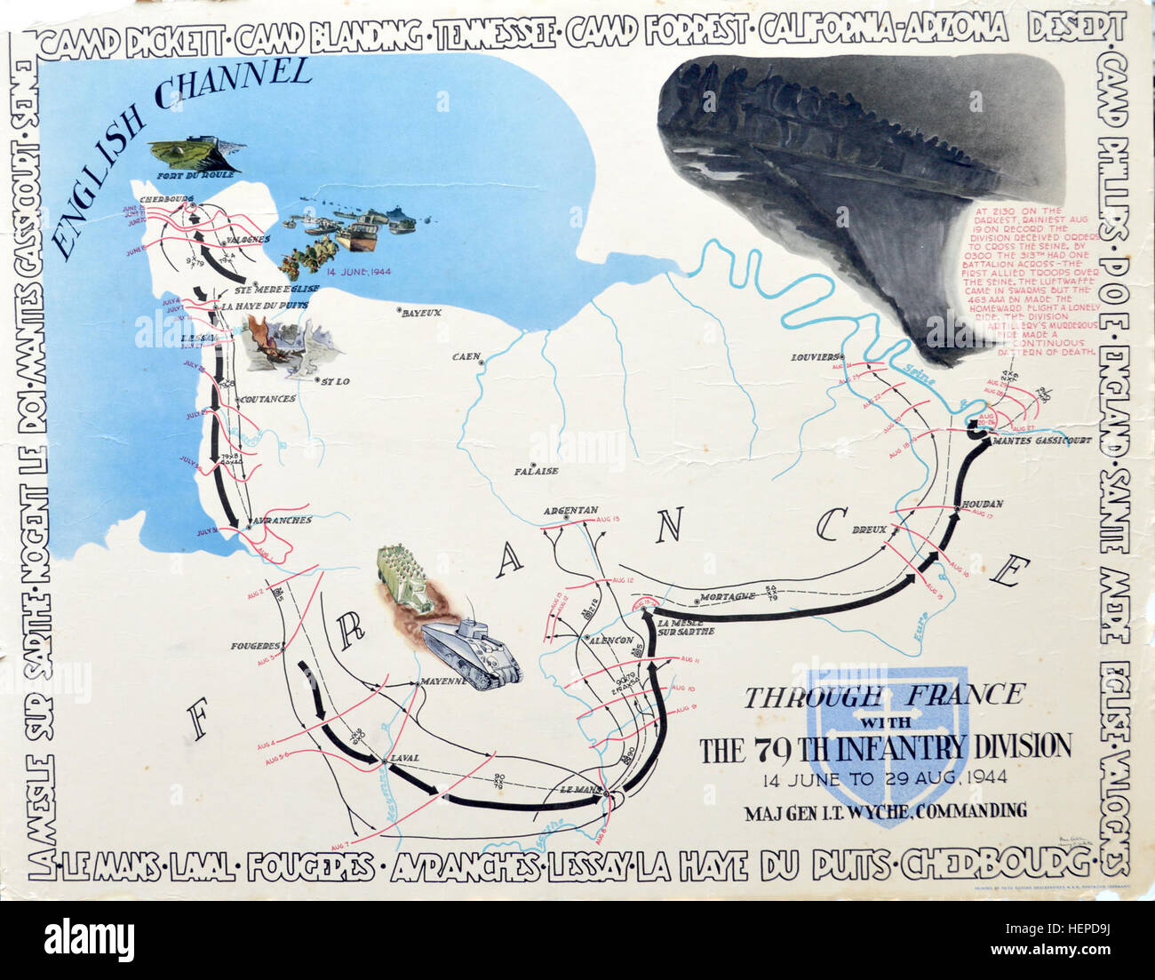 79th infantry division hi-res stock photography and images - Alamy