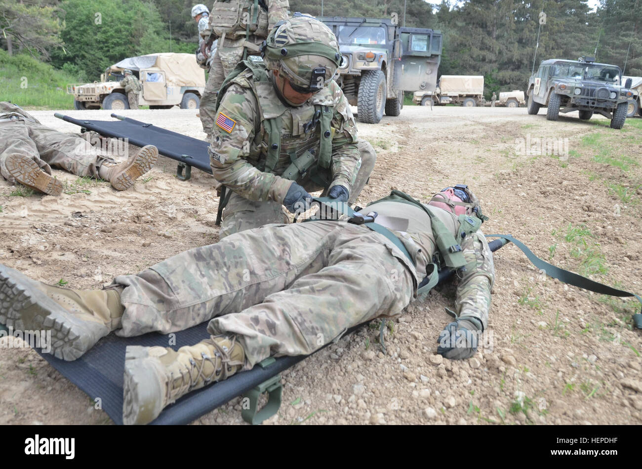 U.S. Army Spc. Phillip Ortega of Alpha Battery, 1st Battalion, 41st ...