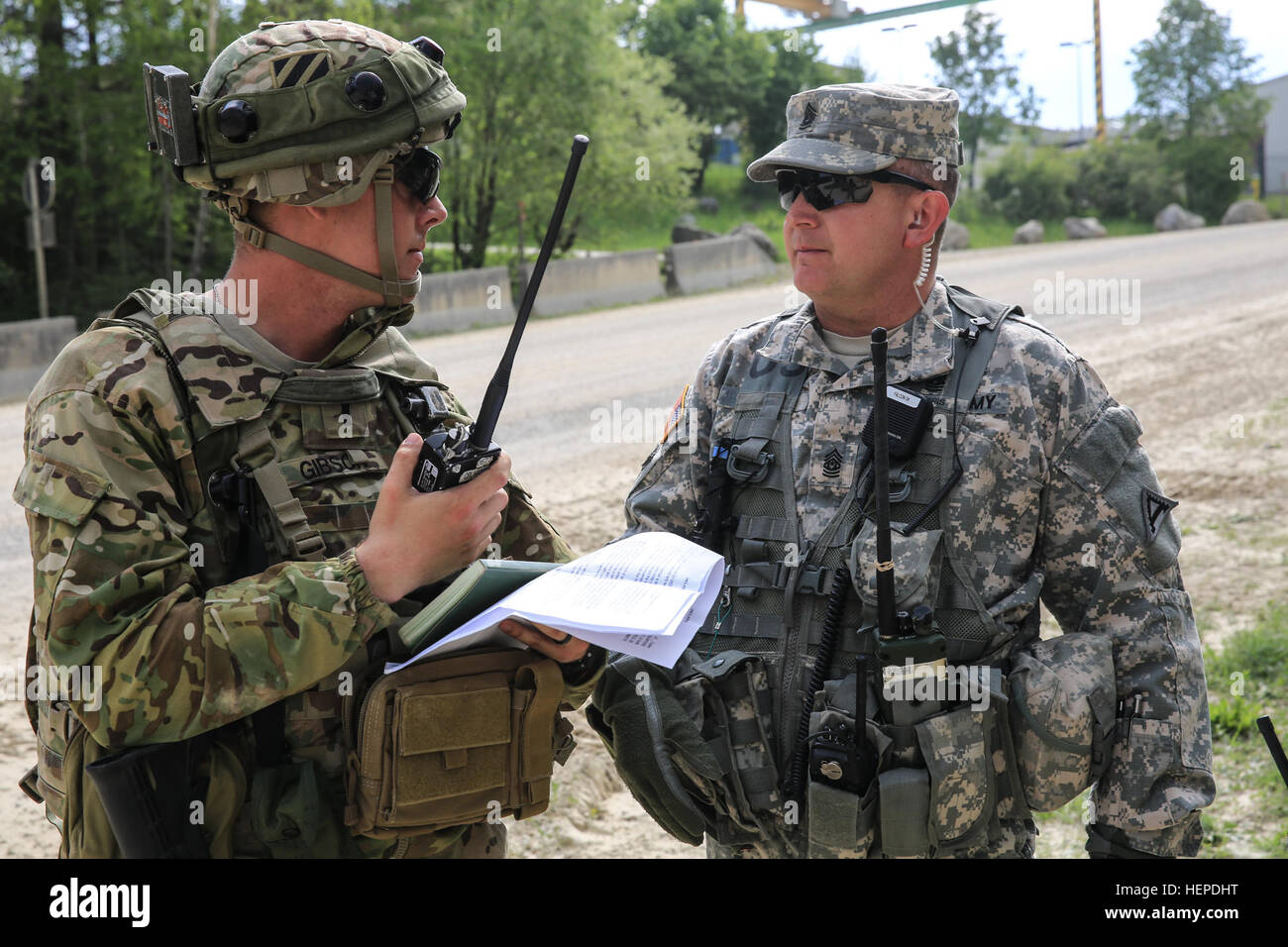 U.S. Army Command Sgt. Major Rodney Harris, of the Falcon Aviation Team ...