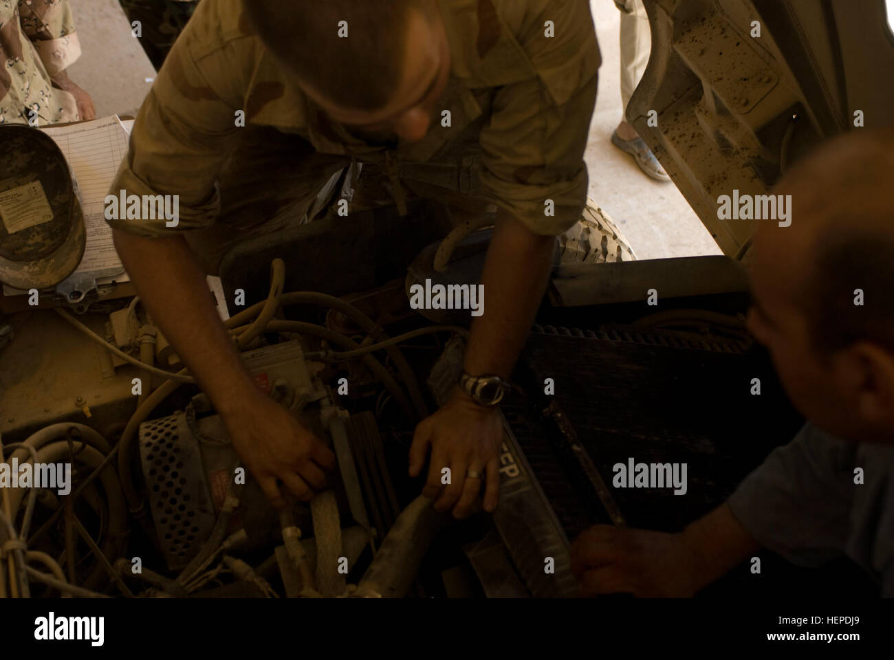 Spc. Christopher Forbus, of Company B, 589th Brigade Support Battalion ...