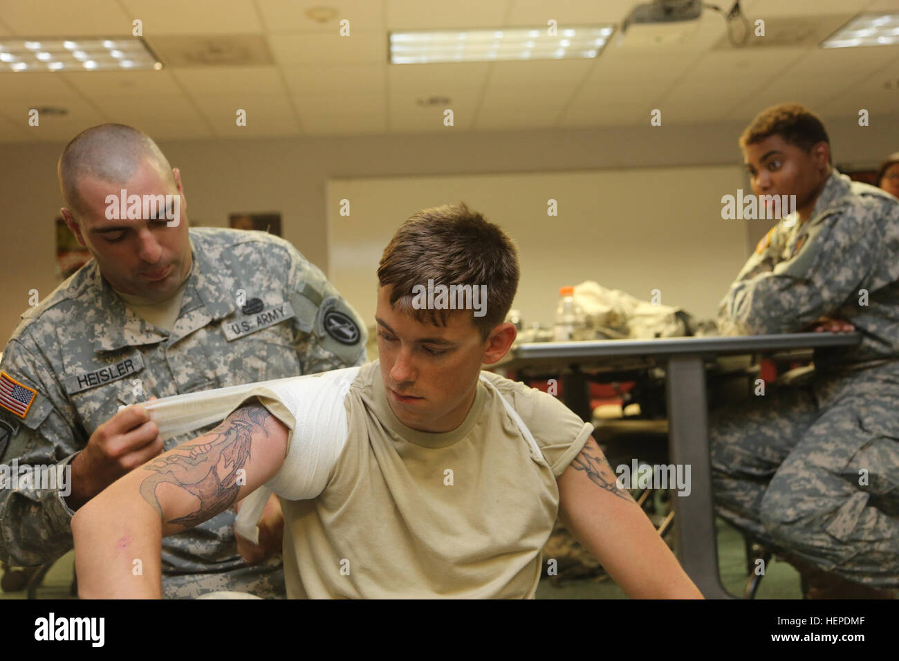 U.S. Army Sgt. Chris Heisler, assigned to The Old Guard, 3rd U.S ...