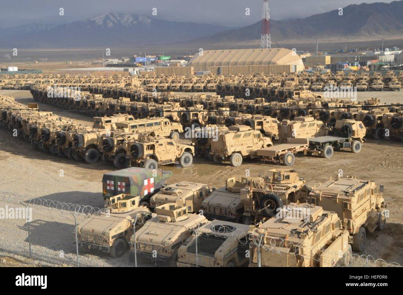 The 1st Theater Sustainment Command reduced vehicle and equipment ...