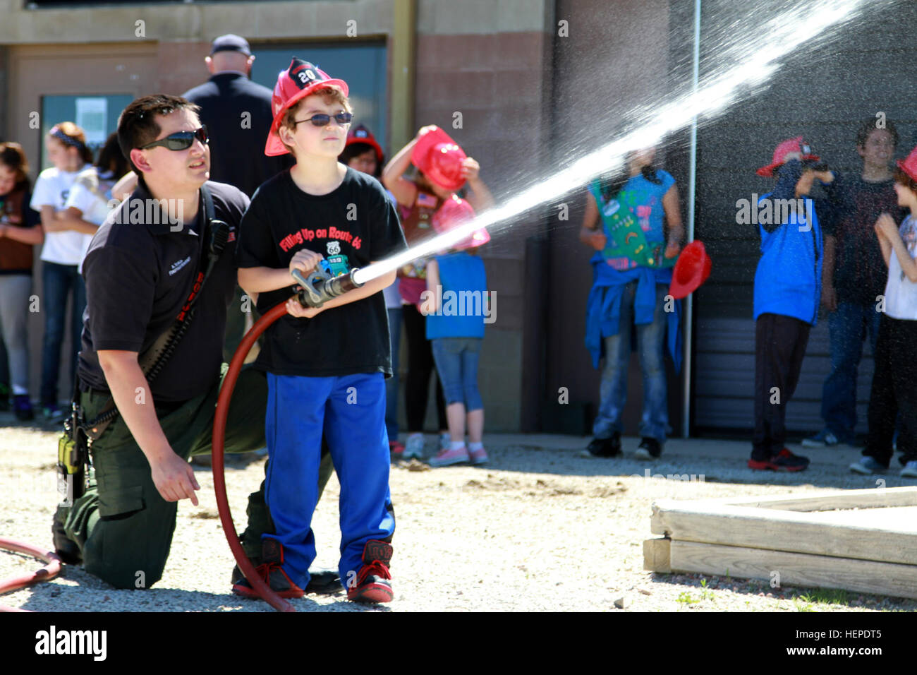 Andrew Borja, firefighter and emergency medical technician, Fort Carson ...