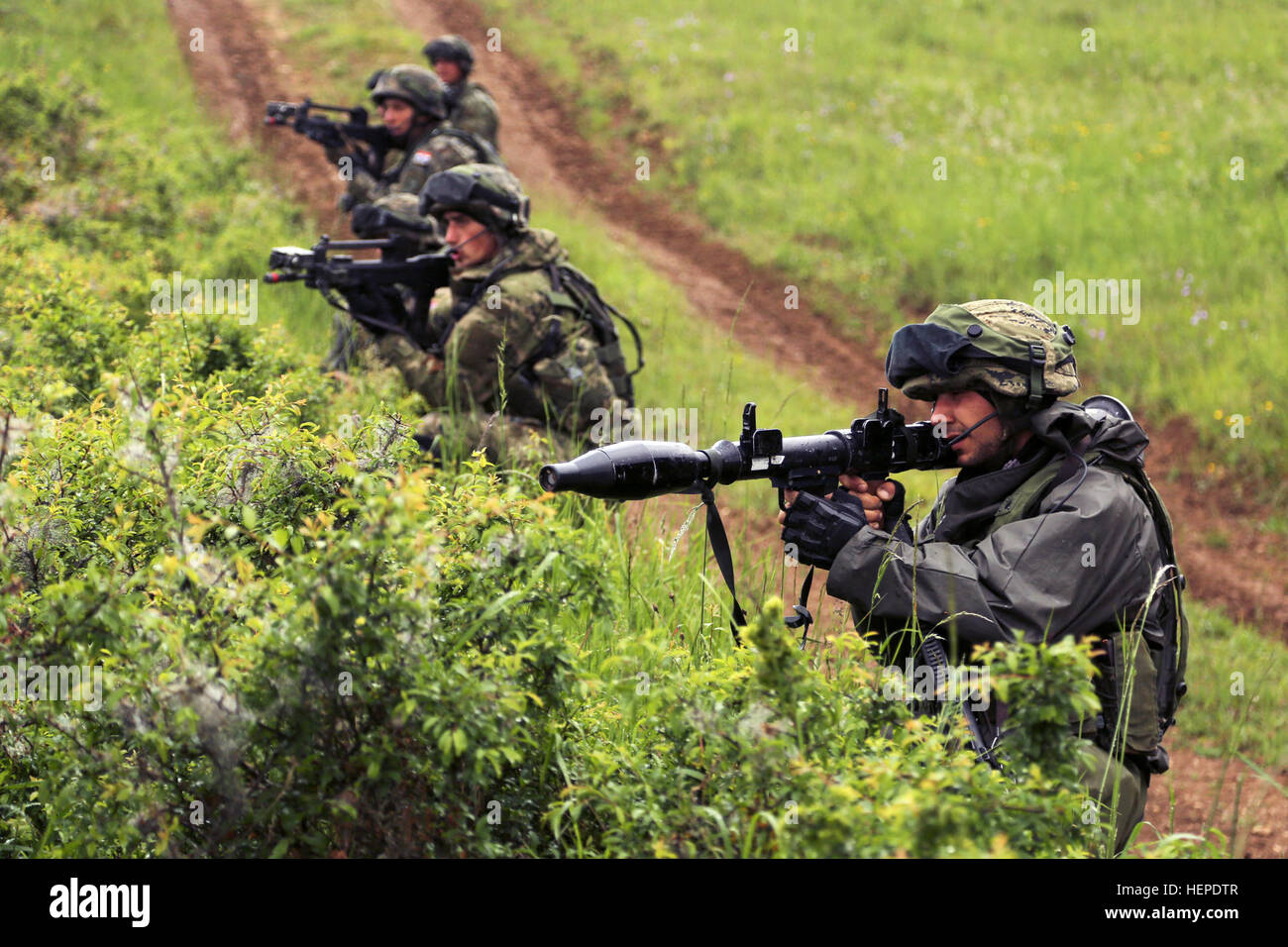 Croatian soldiers of 3rd Mechanized Company, 1st Mechanized Battalion ...