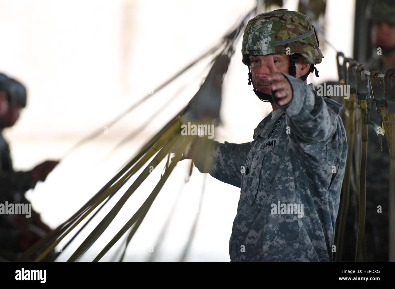 Lt col gabriel 18th airborne hi-res stock photography and images - Alamy