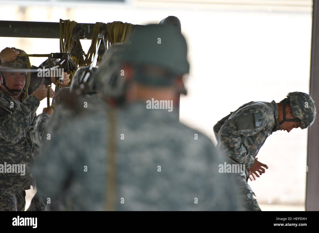 U.S. Army Reserve Soldiers take part in airborne operations with active ...