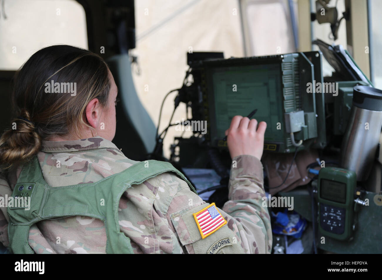 U.S. Army 1st Lt. Kelly Ryan of 10th Brigade Engineer Battalion, 1st ...