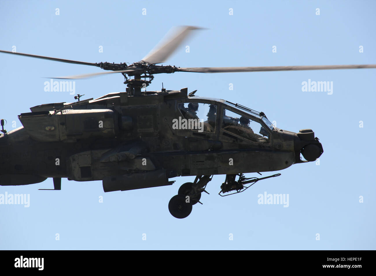Apache pilots from 1-158th Aviation Regiment “Ghost Riders,” along with ...