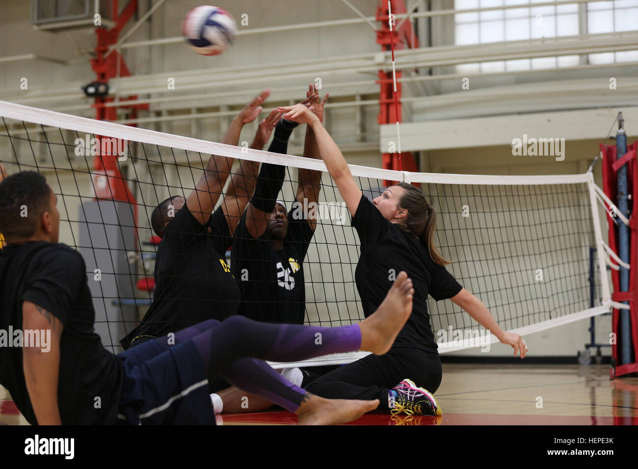 U.S. Army active duty and veteran athletes practice for the sitting ...