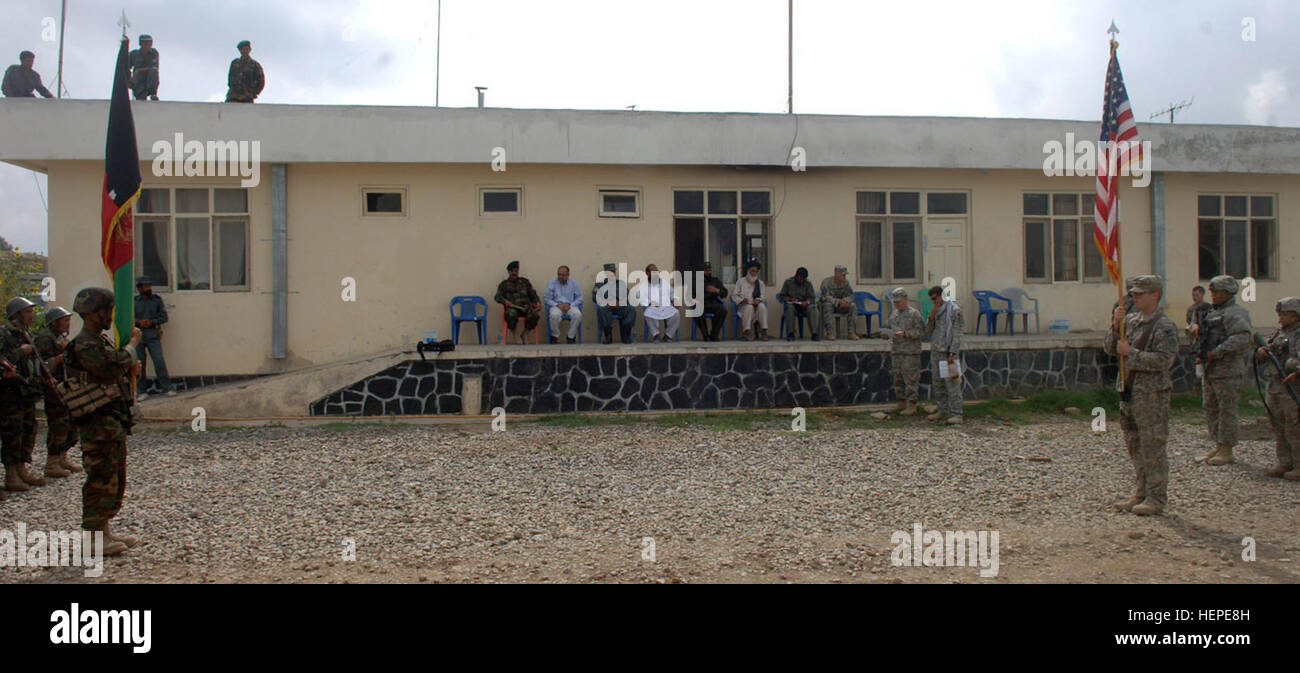 Task Force Currahee and Afghanistan National Army Soldiers present ...