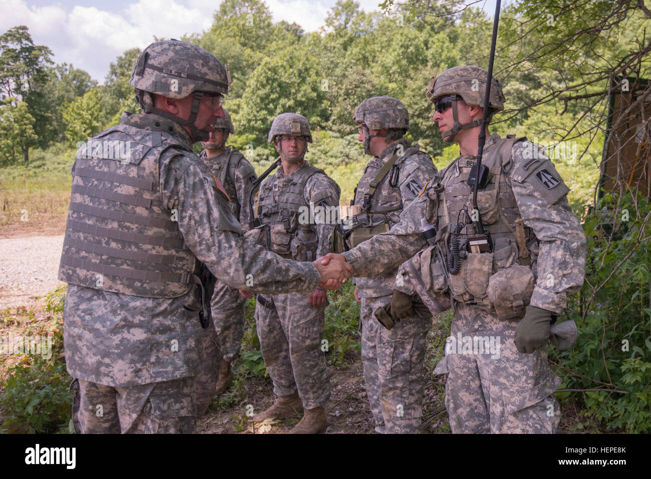 Maj gen david wood 38th hi-res stock photography and images - Alamy