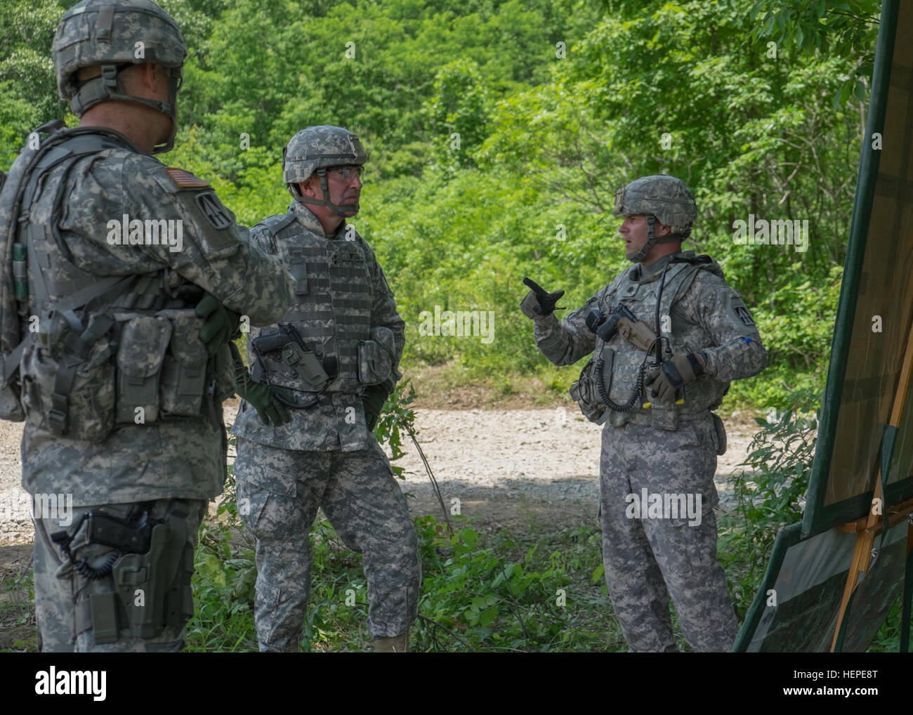 Maj gen david wood 38th hi-res stock photography and images - Alamy