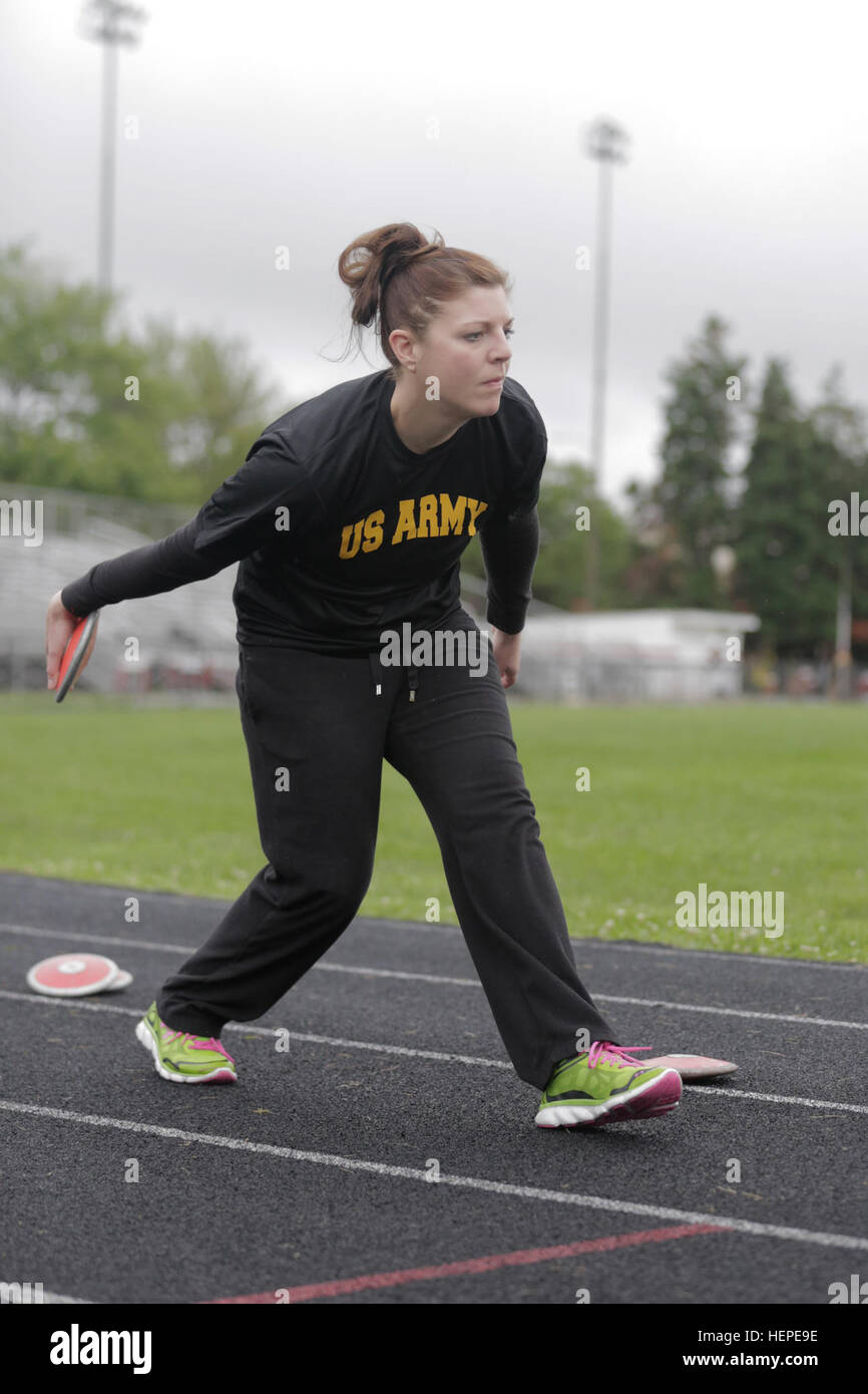 U.S. Army Staff Sgt. Ashley Anderson, assigned to Fort Riley, Kan ...