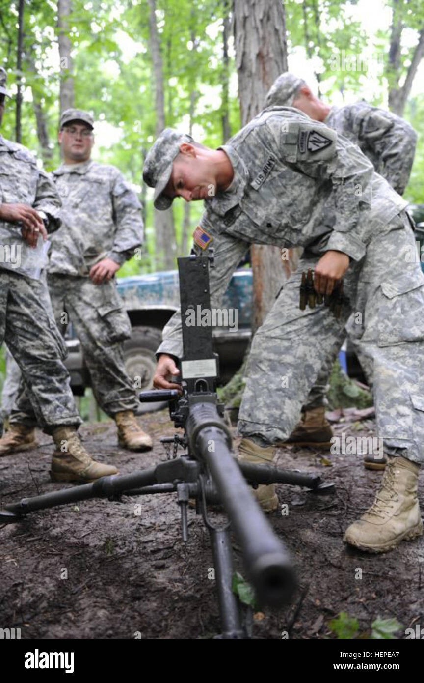 Spc. Richard Codd teaches a group of Camp Atterbury's Installation ...