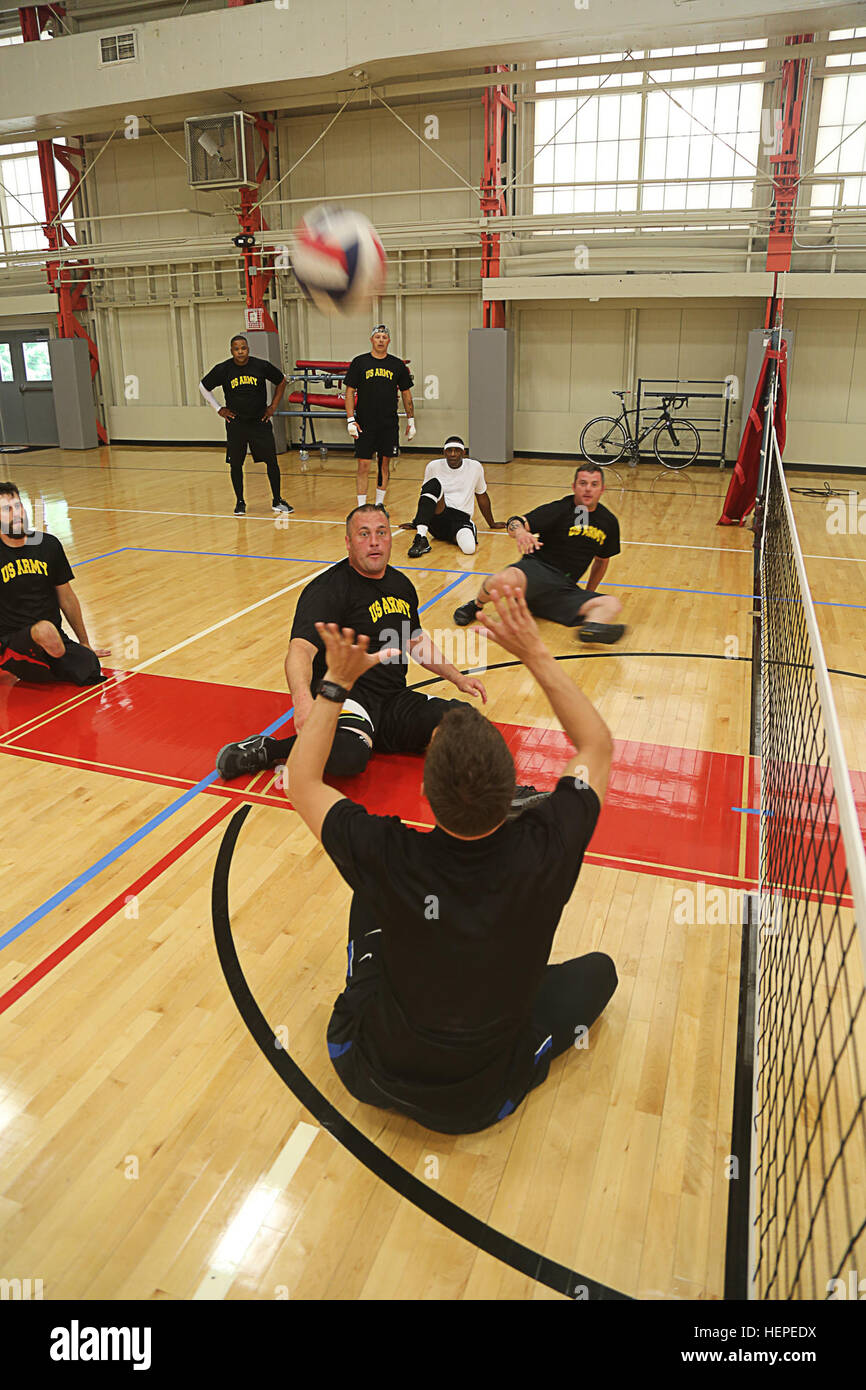 U S Army Active Duty And Veteran Athletes Scrimmage During Sitting