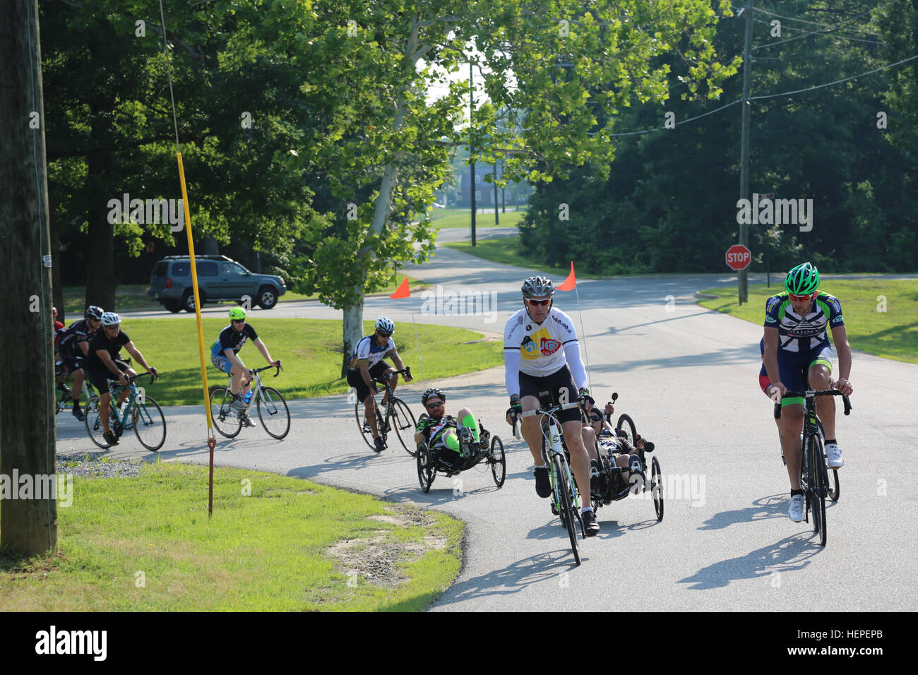 U.S. Army athletes conduct cycling training for the 2015 Department Of ...