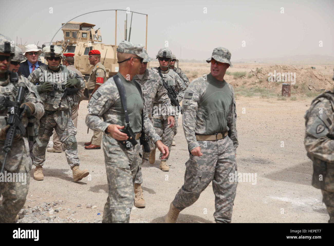 U.S. Army officers Col. Malcolm Frost assigned to the 2nd Stryker ...