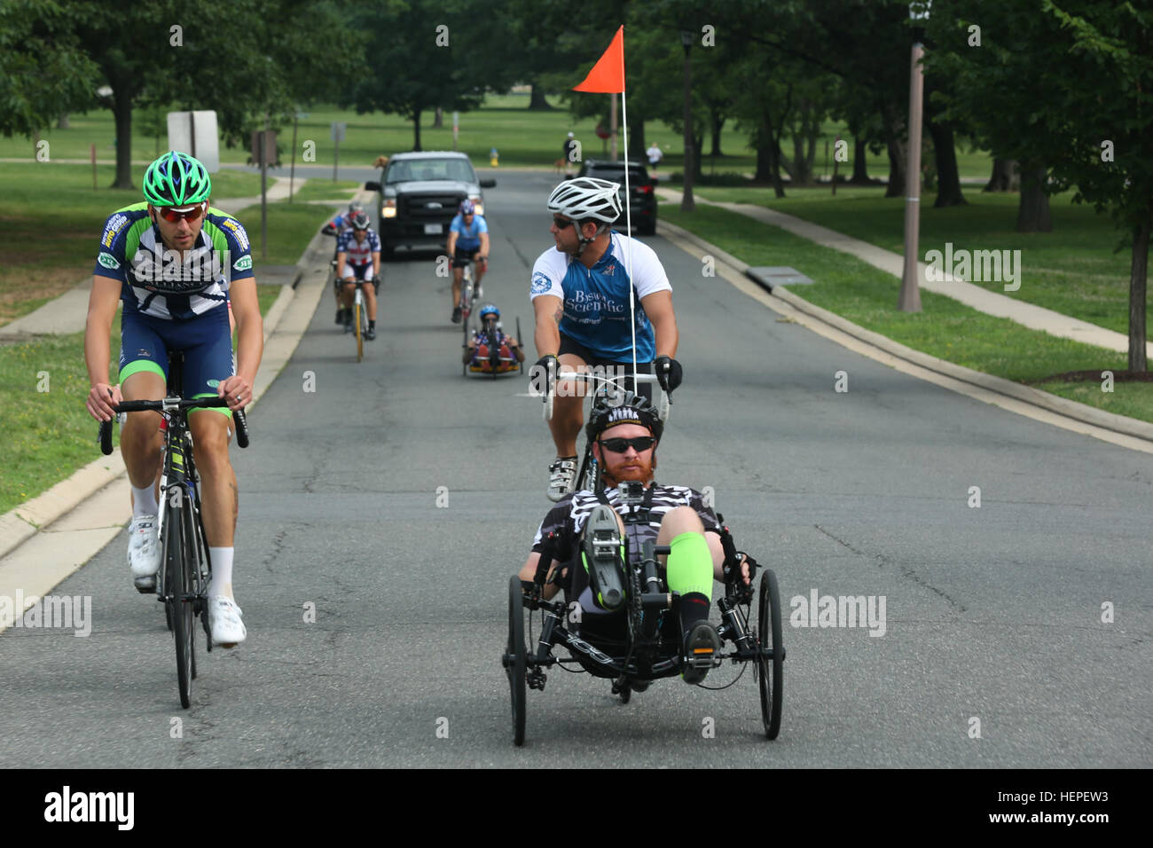 U.S. Army active duty and veteran athletes conduct cycling training for ...