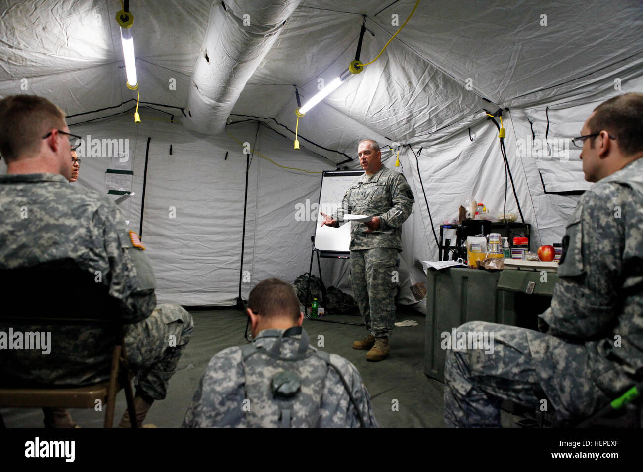 U.S. Army Sgt. Bryan Stark with the 628th Forward Surgical Team, San ...