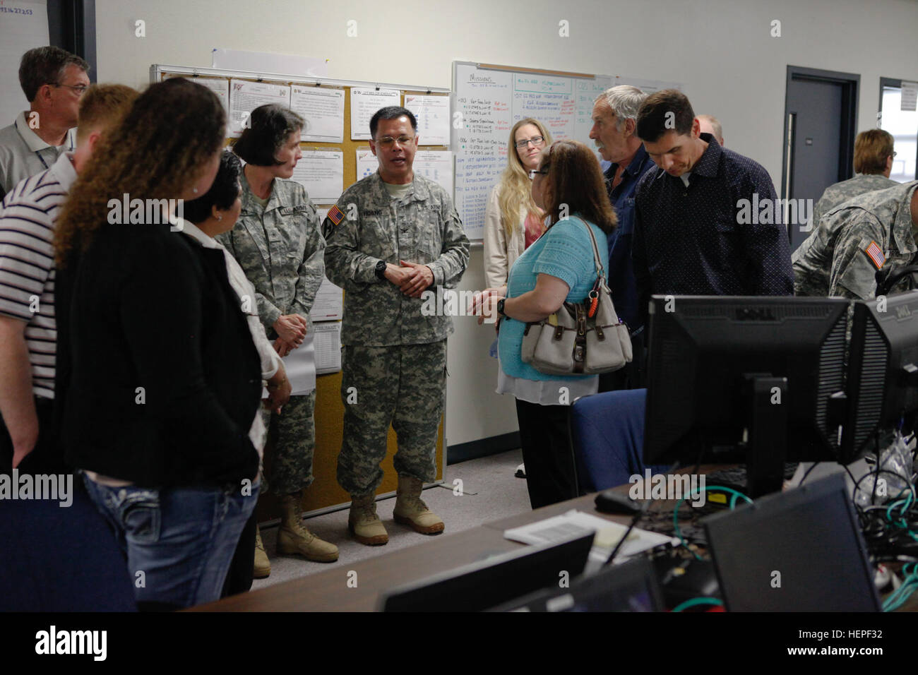 U.S. Army Reserve Col. David Hoang with the 807th Medical Command ...