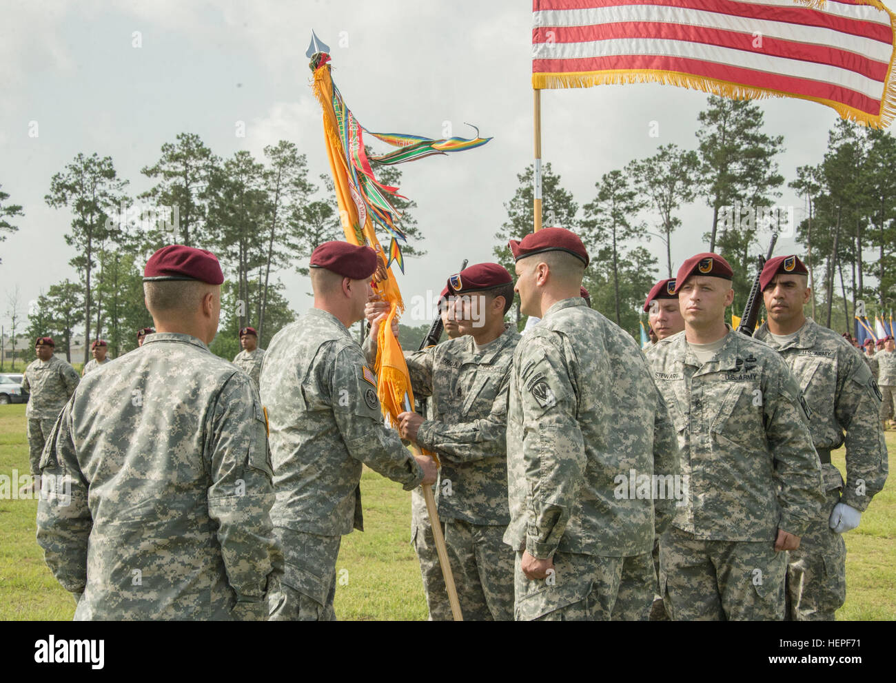 3rd Battalion, 353rd Regiment conducts a formal change of command ...