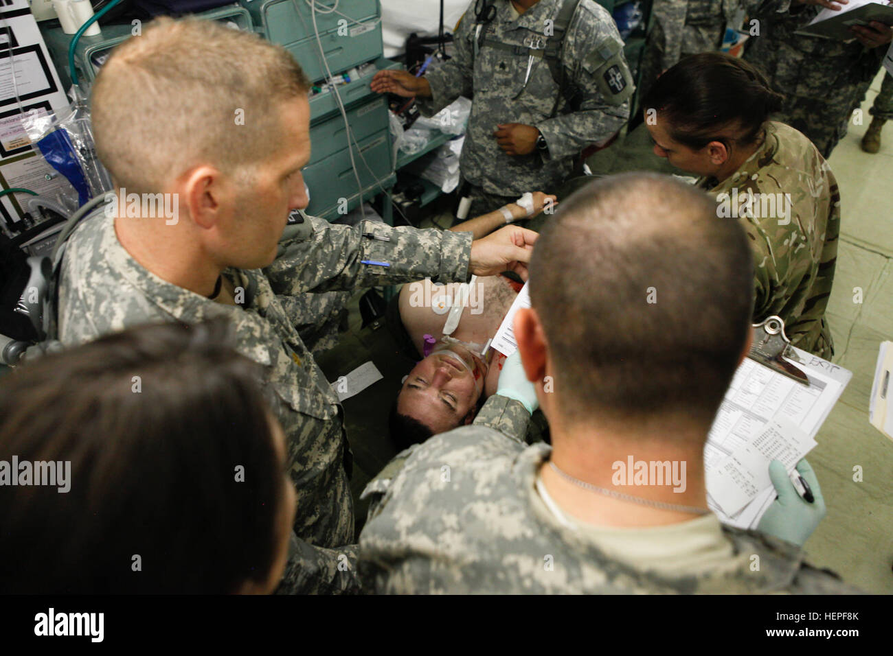 U.S. Army Reserve Soldiers of 94th Command Support Hospital and U.K ...