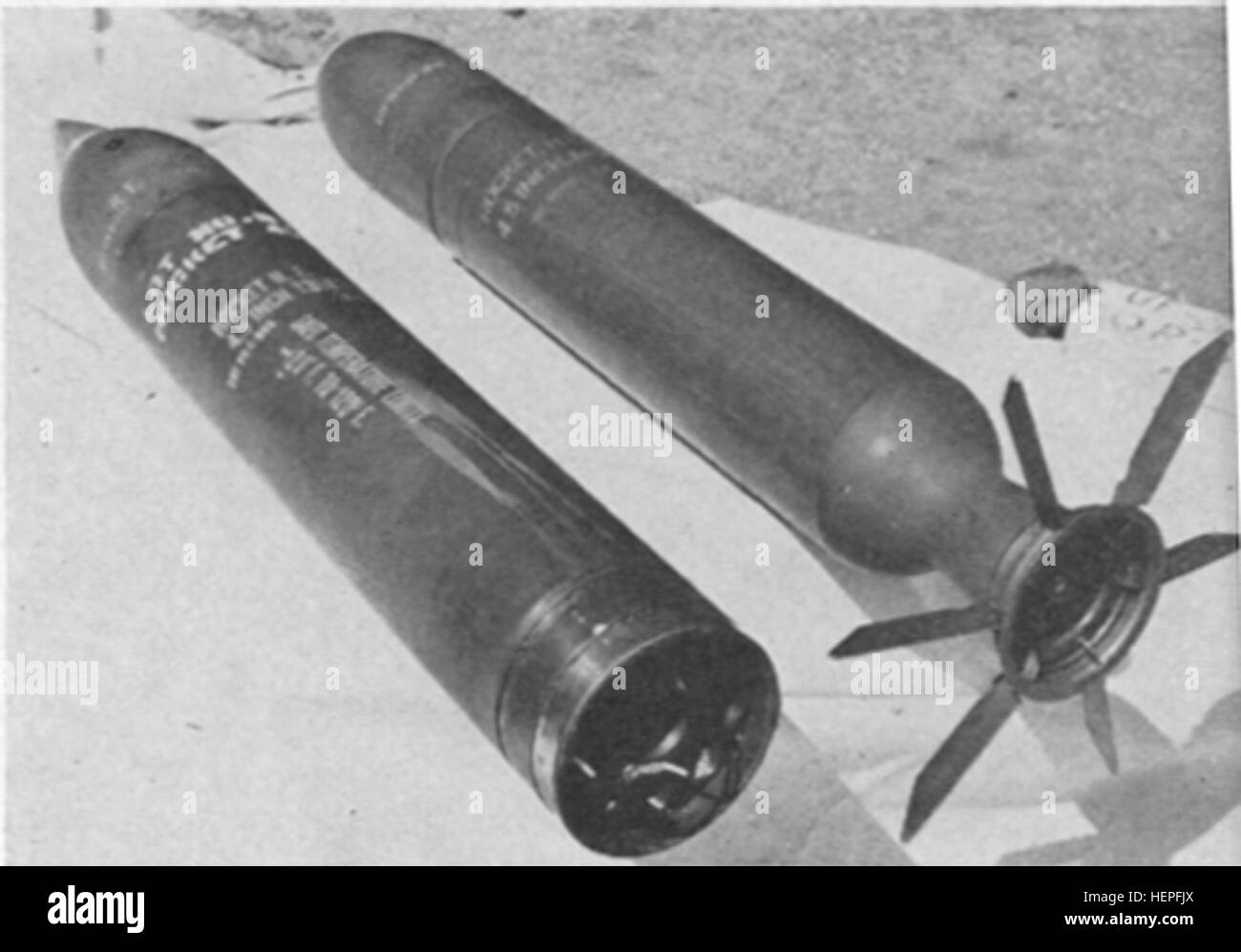 M8 and M16 rockets 2 Stock Photo - Alamy