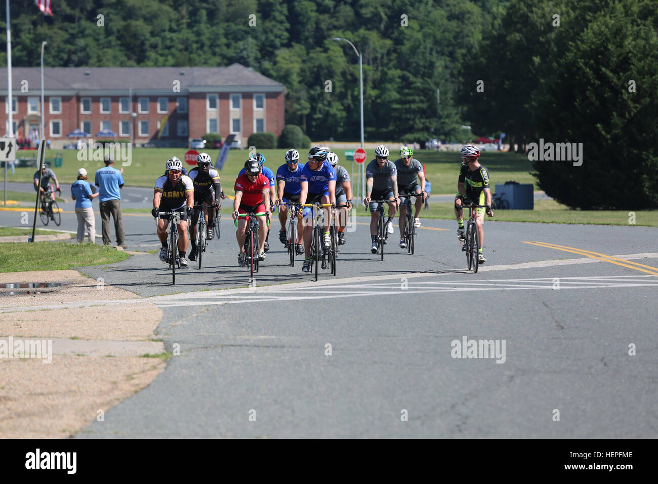 Armed forces cycling team hi-res stock photography and images - Alamy