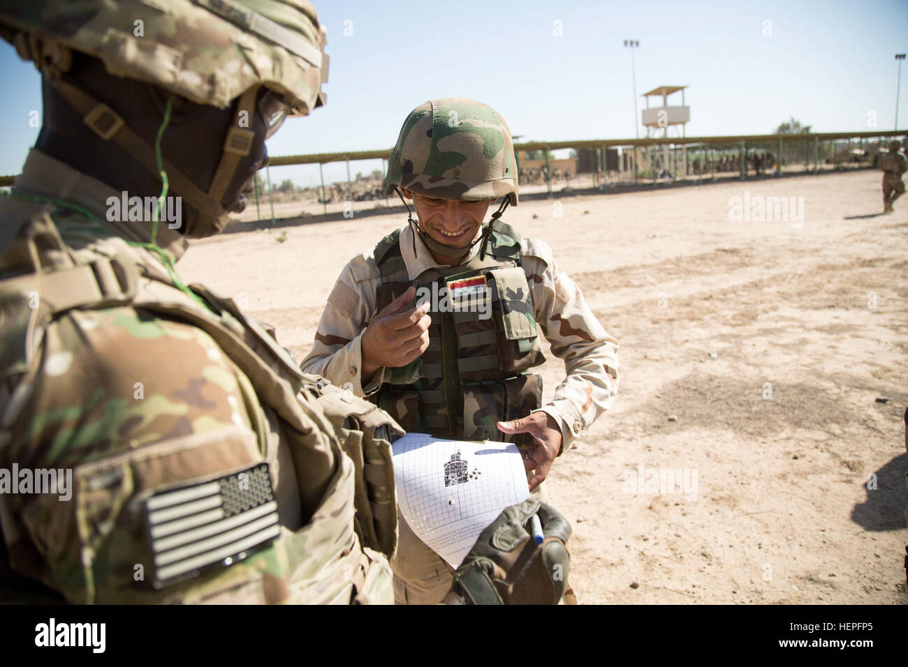 U.S. Army Staff Sgt. Hassan Kafi, a paratrooper assigned to Alpha Troop ...